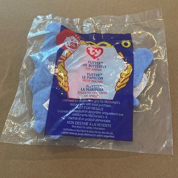 Ty | Toys | Vintage New Flitter The Butterfly Mcdonalds Happy Meal ...